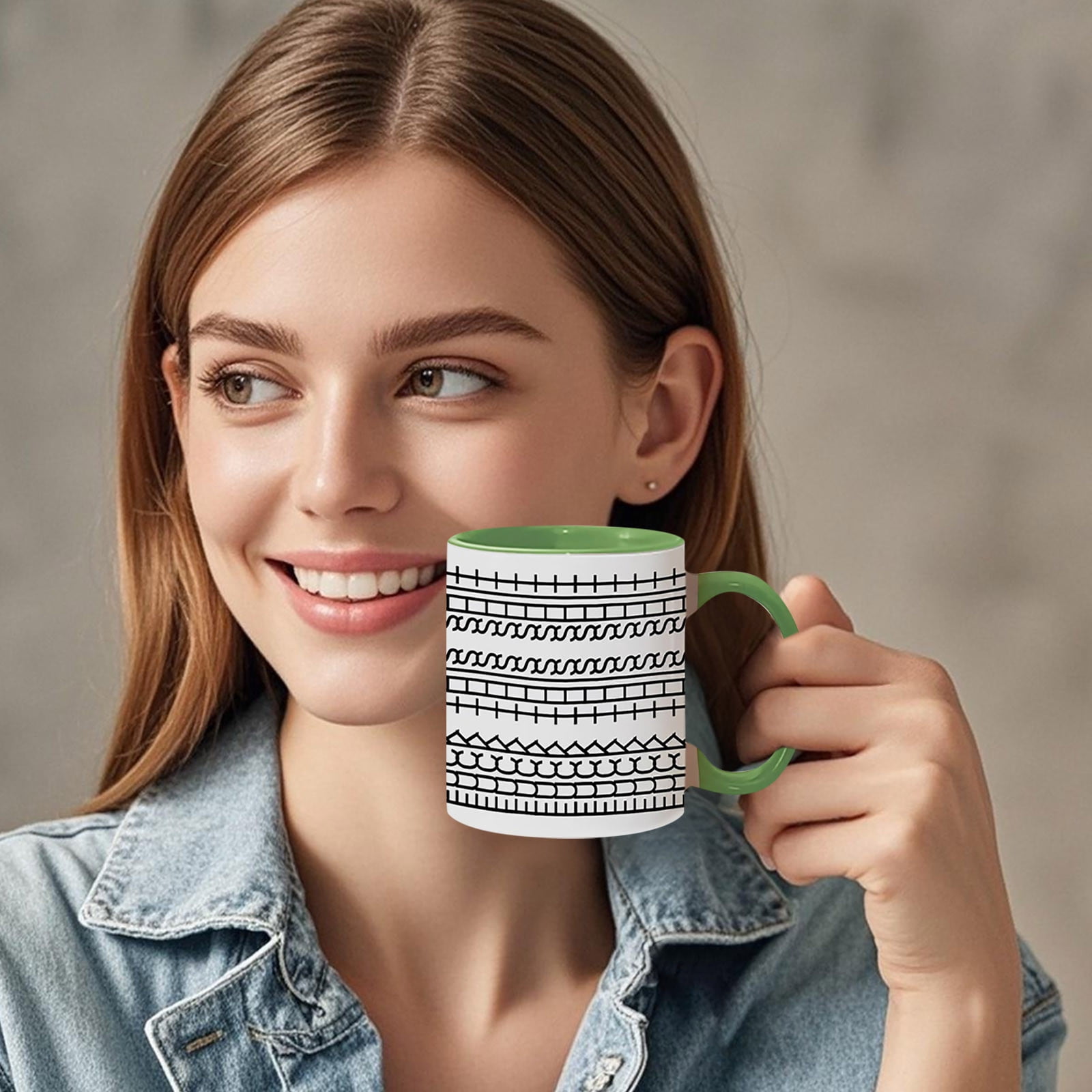 Glass&Bottle Coffee Mug with Hidden Message Ceramic Cup - Unique Humor ...