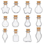 Belle Vous Mini Plastic Bottles with Lids (48 Pack) - Empty 50ml Shot ...