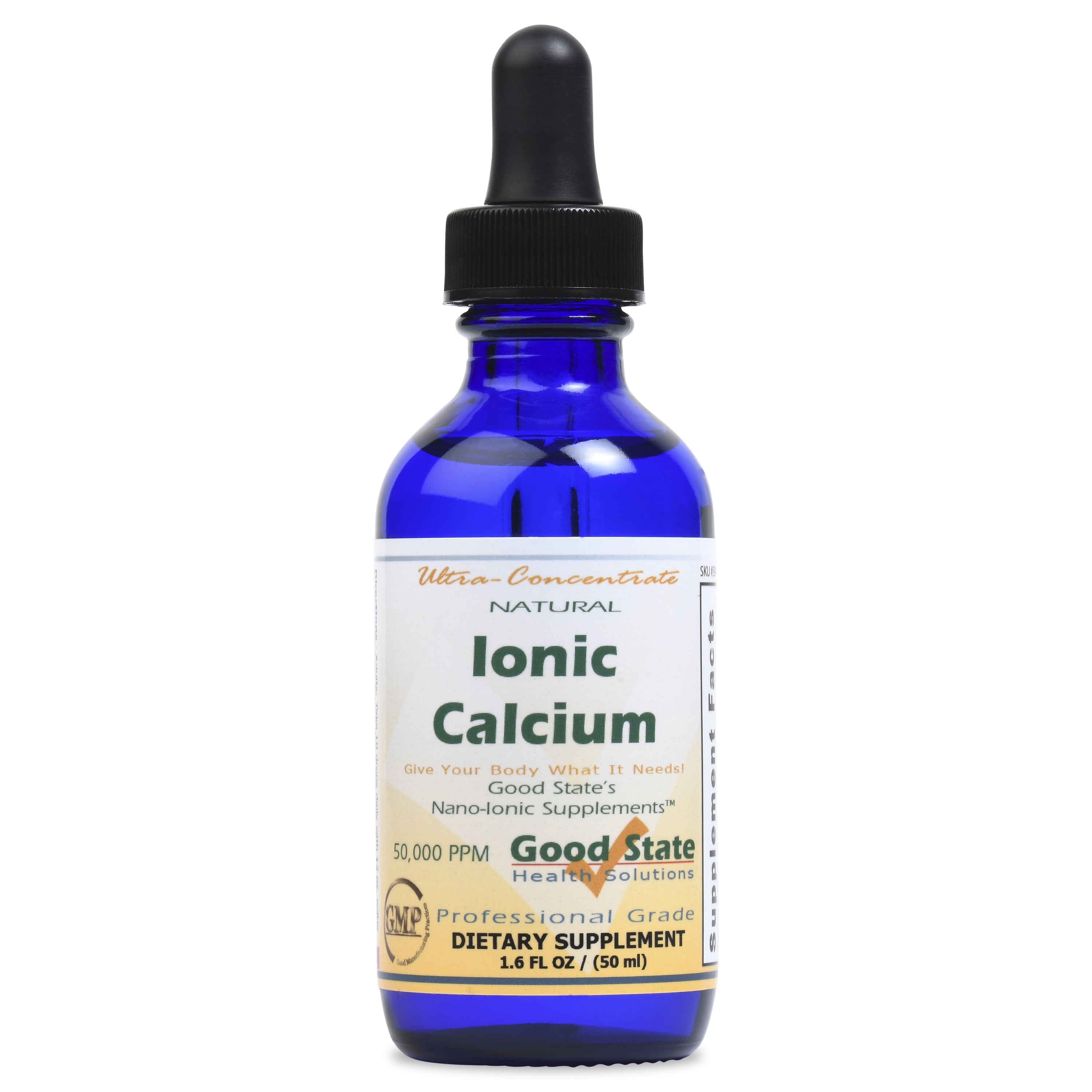 Good State Liquid Ionic Calcium Ultra Concentrate 2 fl oz (Glass Bottle ...