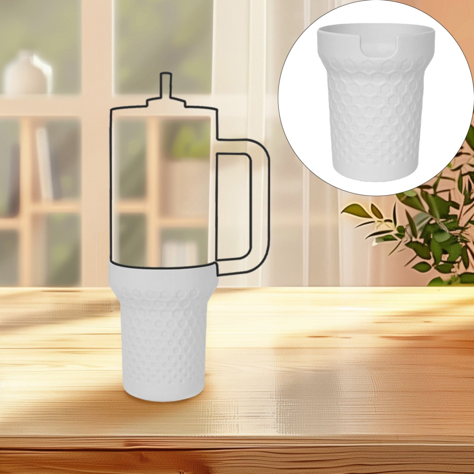 Glass&Bottle Kitchen Cups Silicone Boot and Cover for Cup 40 Oz Sleeve ...