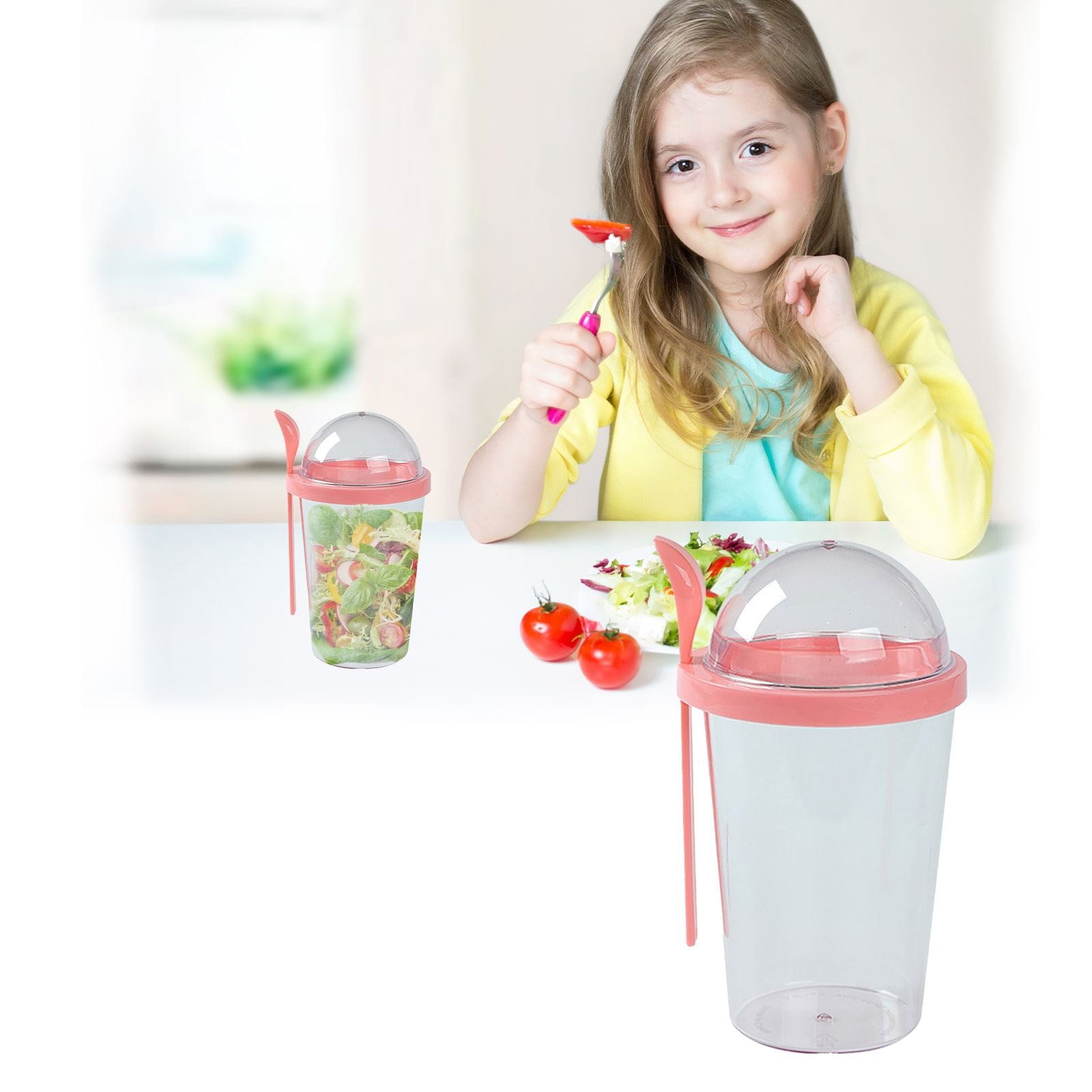 Glass&Bottle Kitchen Cups Yogurt Cup with Lid and Spoon Overnight ...