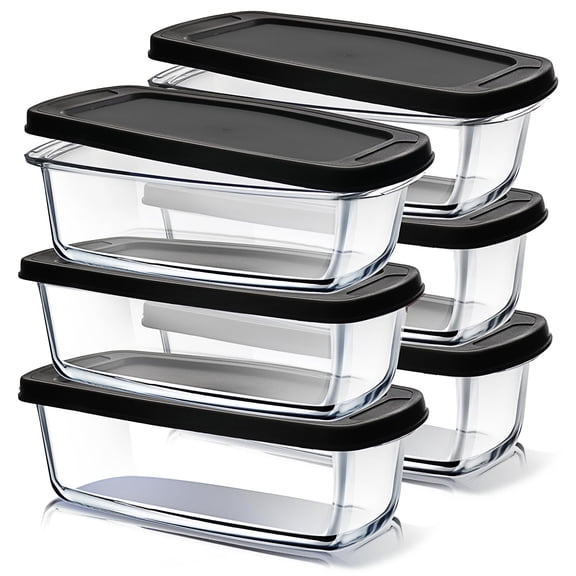 Glass Loaf Pans for Baking and Storage with Clear and Durable Designs