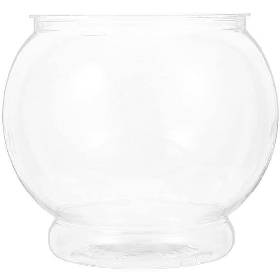 Desktop Fish Bowl Hydroponic Terrarium Glass Small Fish Tank with ...