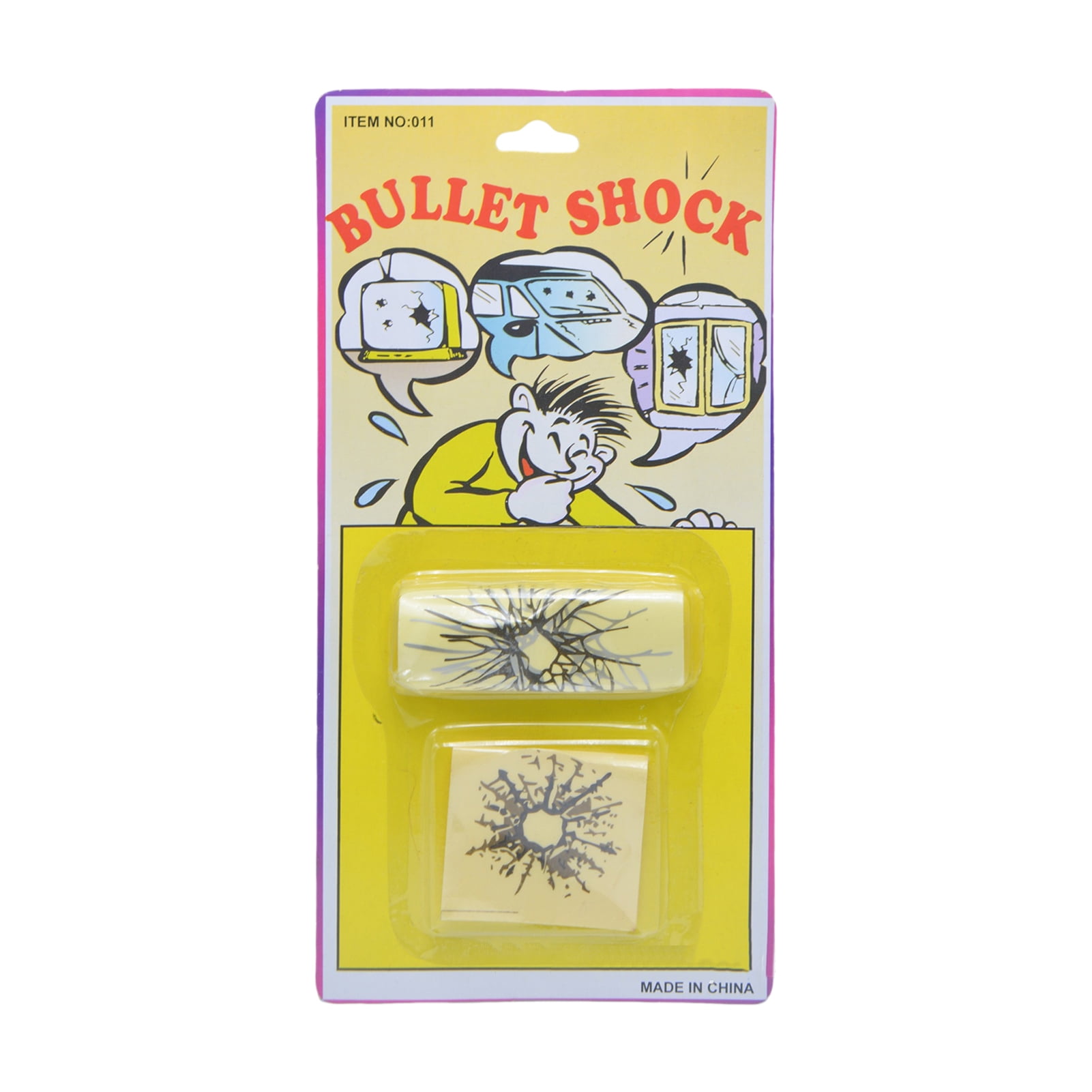 Glass Bullet Hole Stickers | Fake Bullet Shot Decal | Ultra-Realistic ...