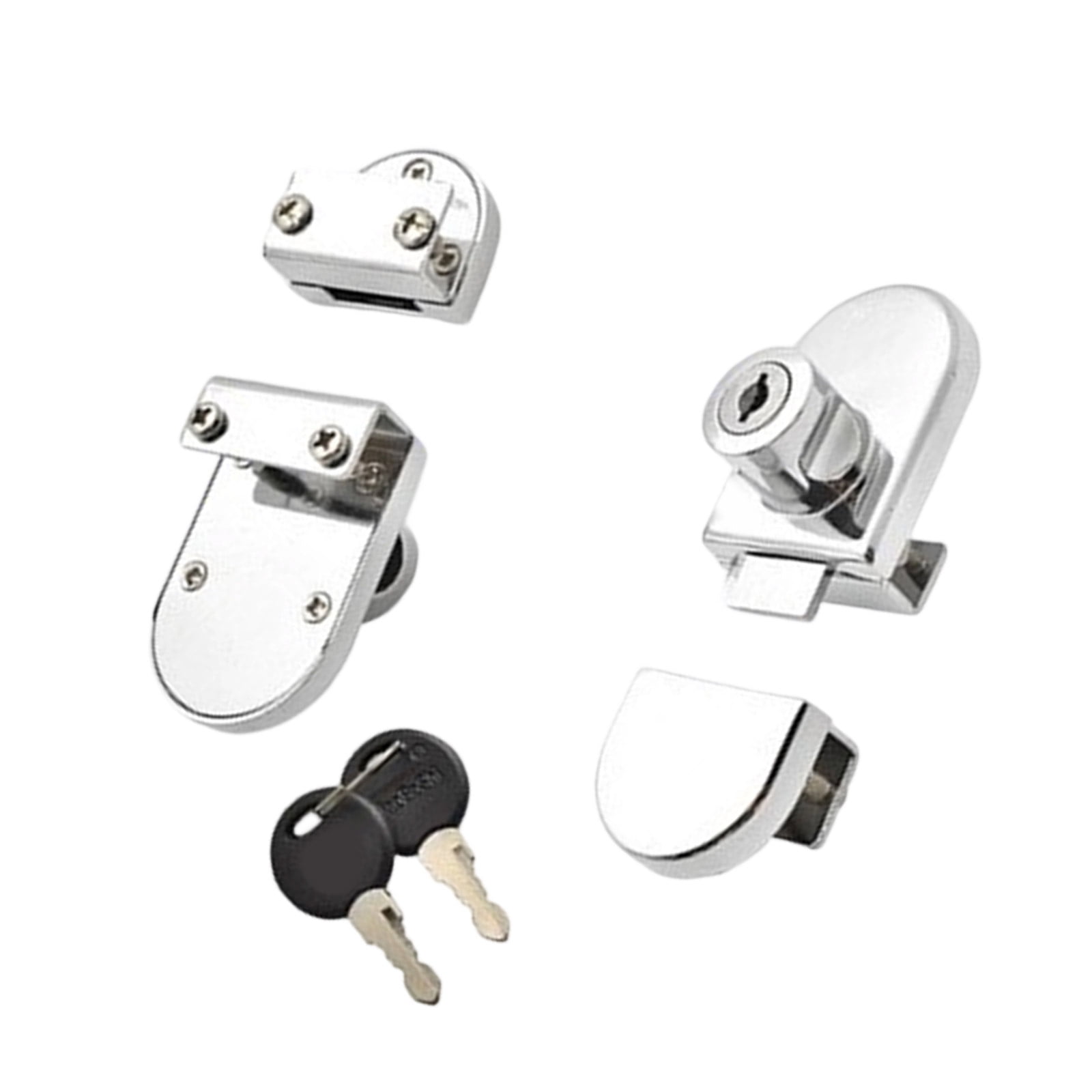 Glass Cabinet Door Lock Zincs Alloy Showcase Lock Security Hardware For ...
