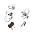Glass Cabinet Door Lock Zincs Alloy Showcase Lock Security Hardware For ...