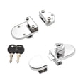 Glass Cabinet Door Lock Zincs Alloy Showcase Lock Security Hardware For ...