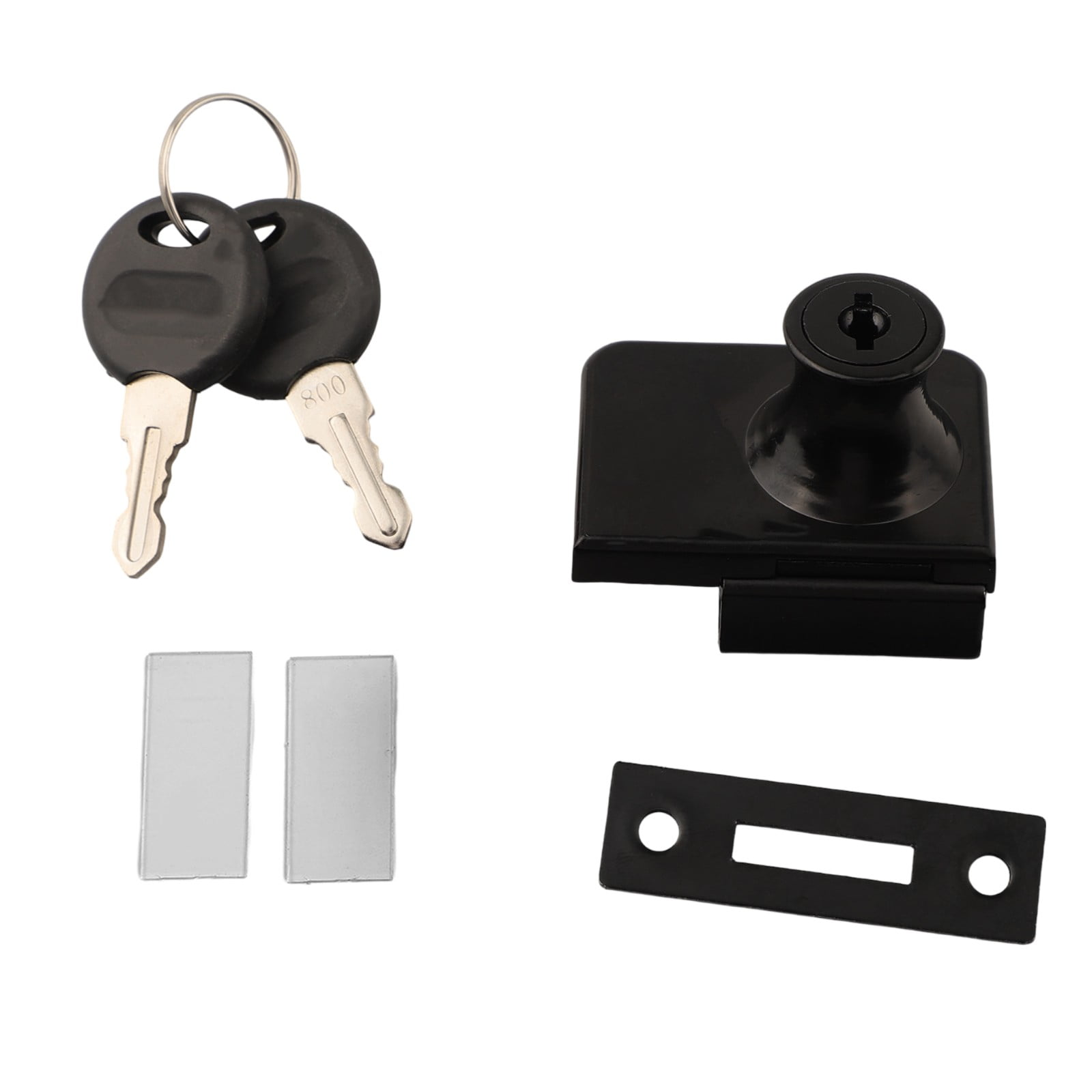 Glass Cabinet Double Door Lock Display Cabinet Lock No Opening With Key ...