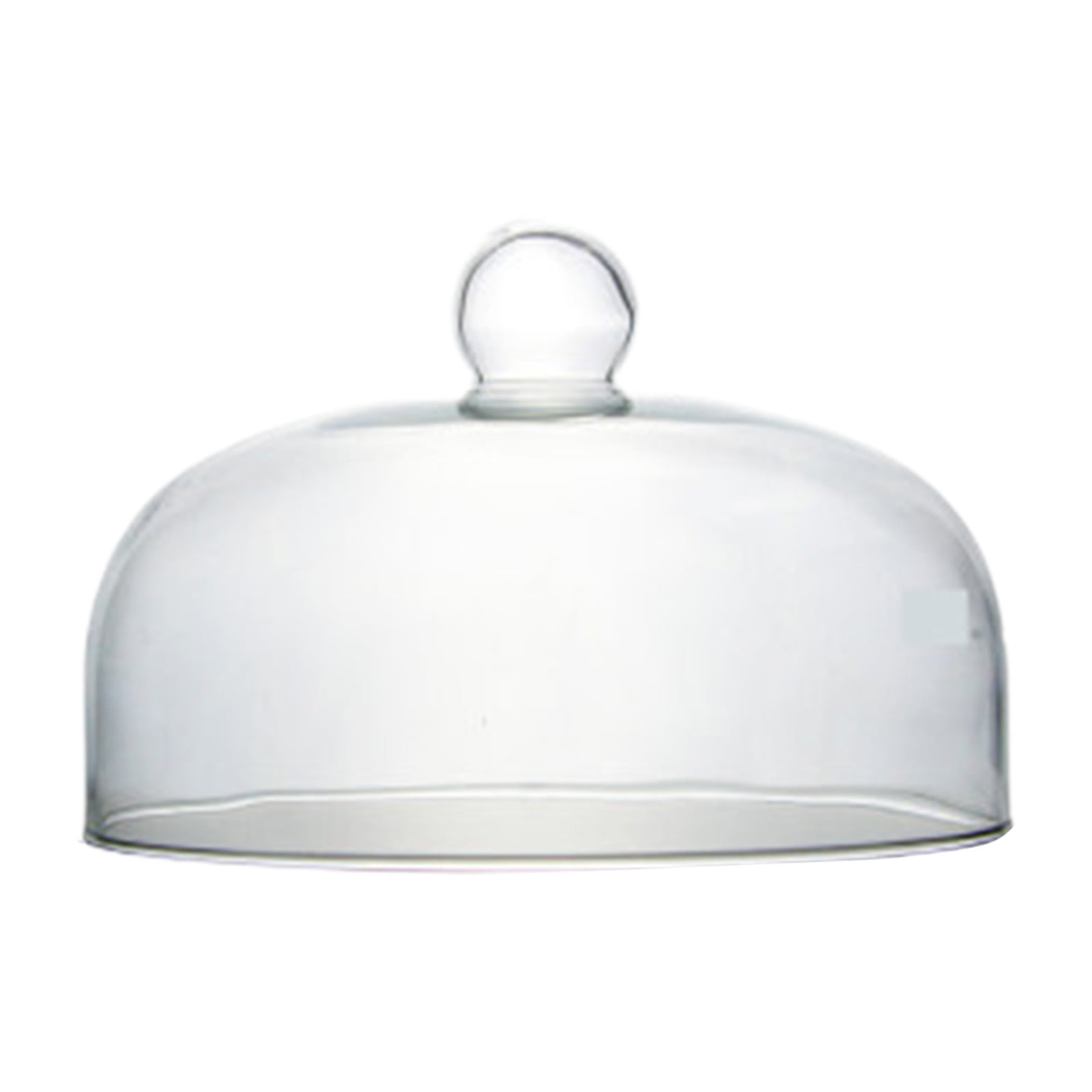 Glass Cake Dome Cover, Clear Round Cake Cover, Glass Dessert Dome Lid ...