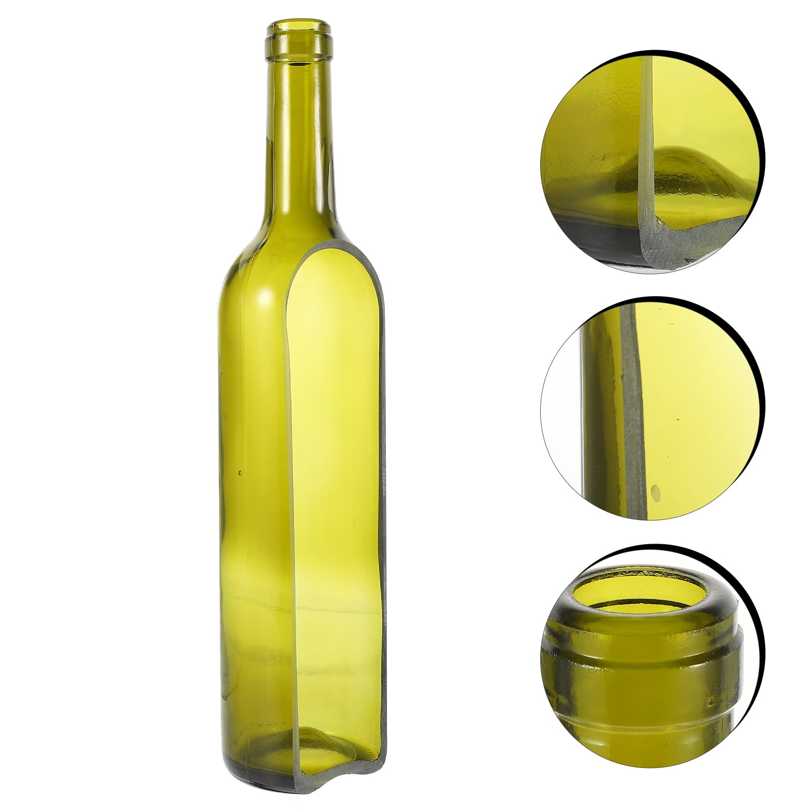 Glass Candlestick Holder Bottle Candlestick Holder Glass Pillar Holder ...