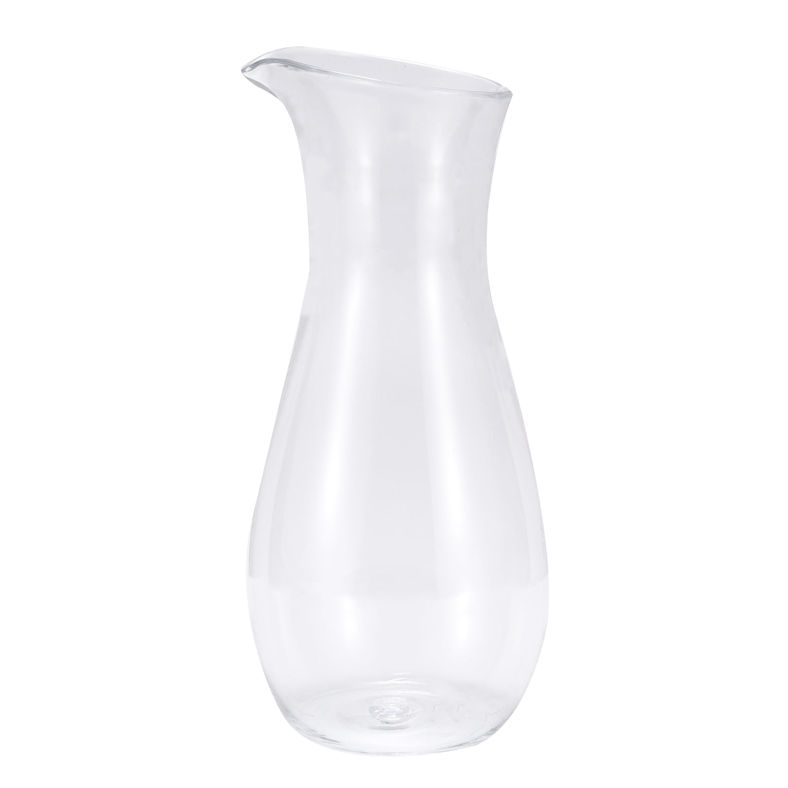Glass Carafes with Lids, 37.2 Oz Carafes Beverage Bottles, Wide Mouth ...