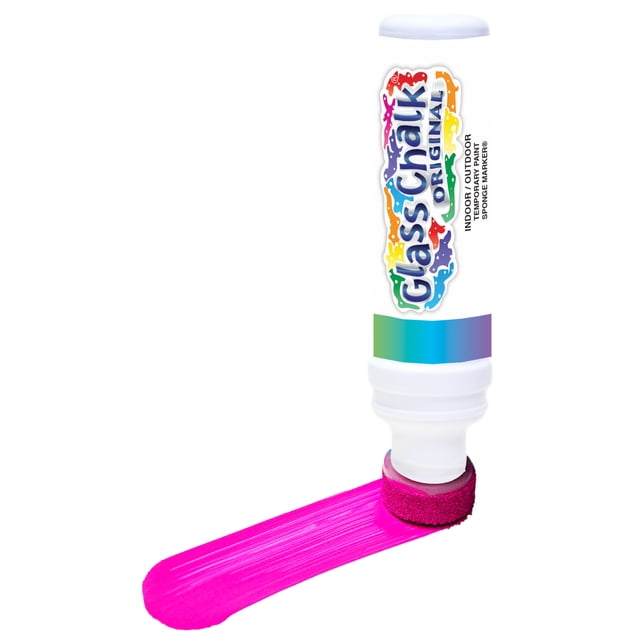 Glass Chalk Paint Sponge Marker, Indoor, Outdoor, Auto, Craft, Neon ...