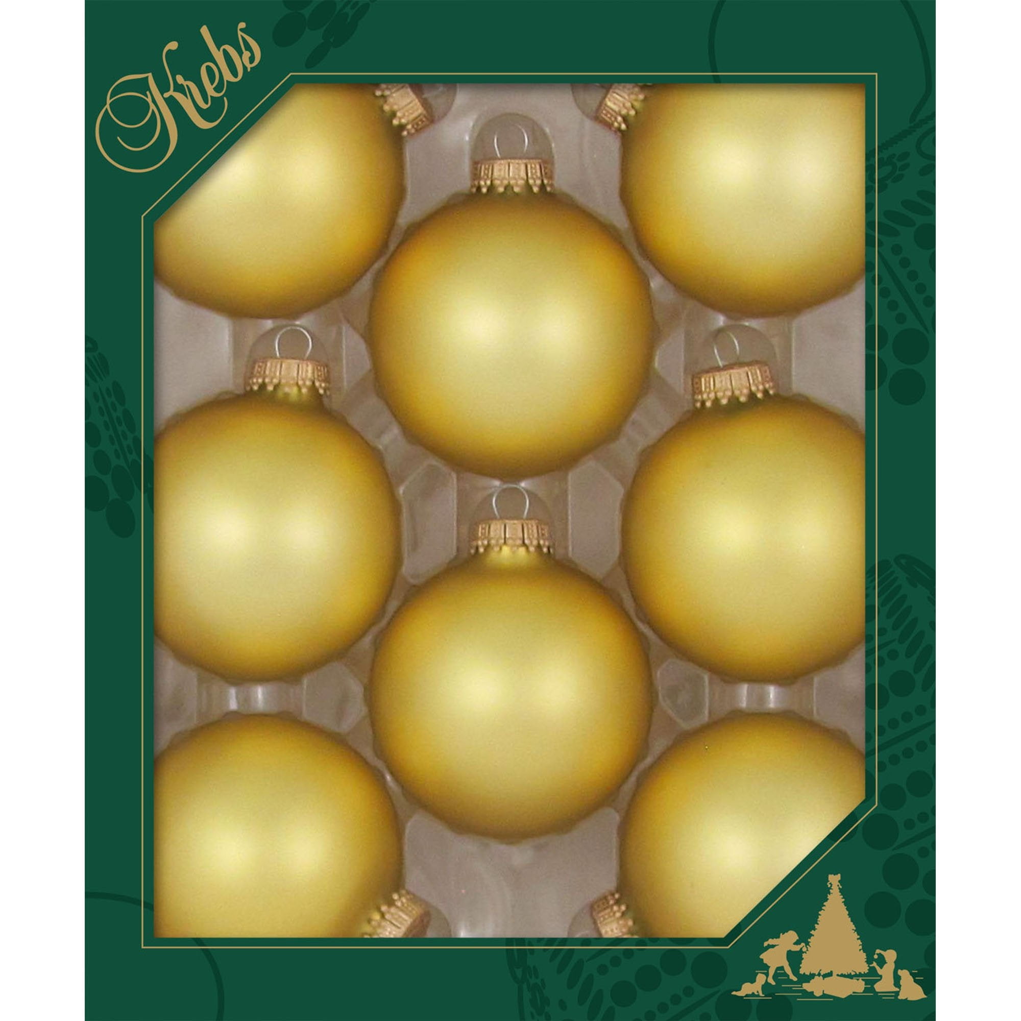 Glass Christmas Tree Ornaments - 67mm / 2.63" [8 Pieces] Designer Balls ...