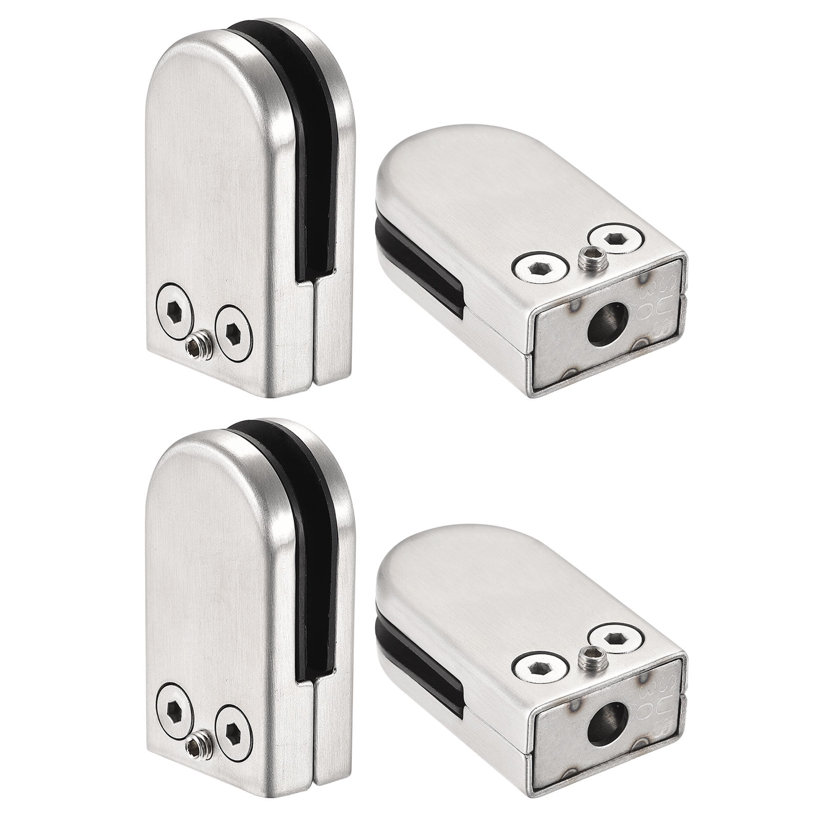 Glass Clamp4 Pack Adjustable 6-8mm Thickness 55x33mm 304 Stainless ...