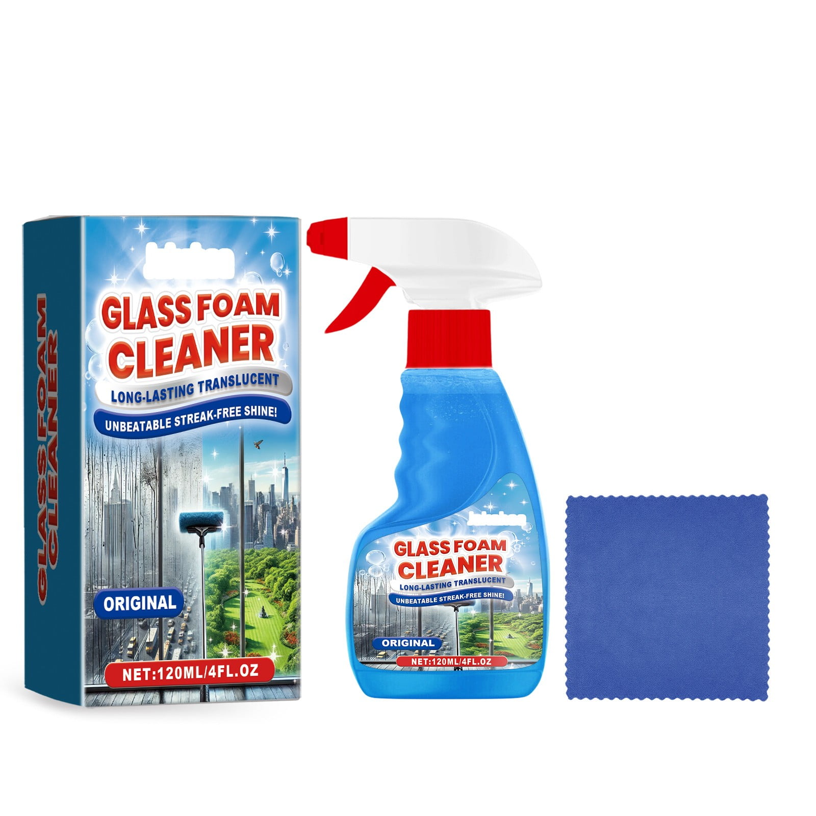 Glass Cleaner Spray, Glass and Window Cleaner Spray, Window Mirror ...