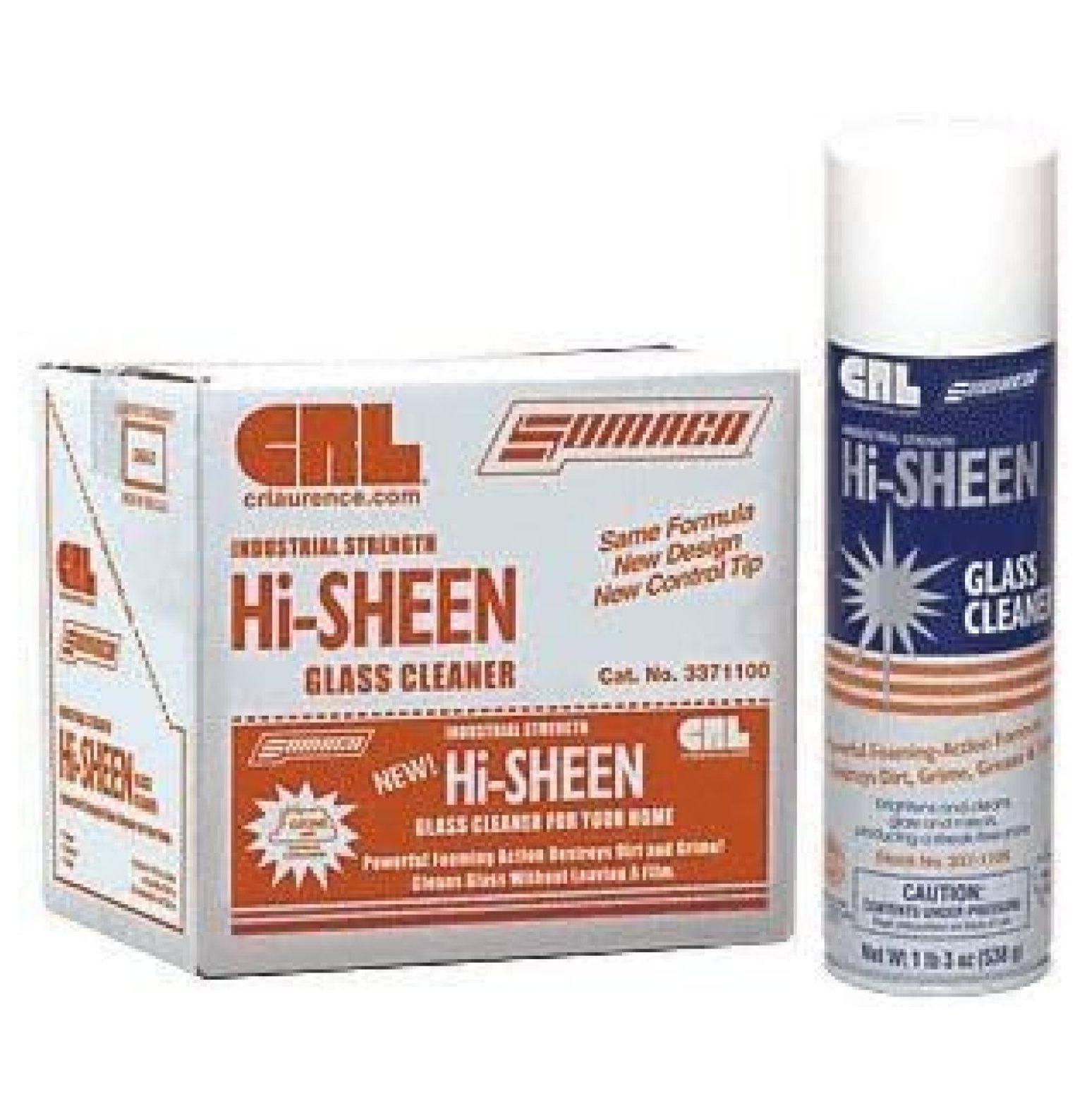 Glass Cleaner Spray - Somaca Hi-Sheen Industrial Strength - 12 Cans ...