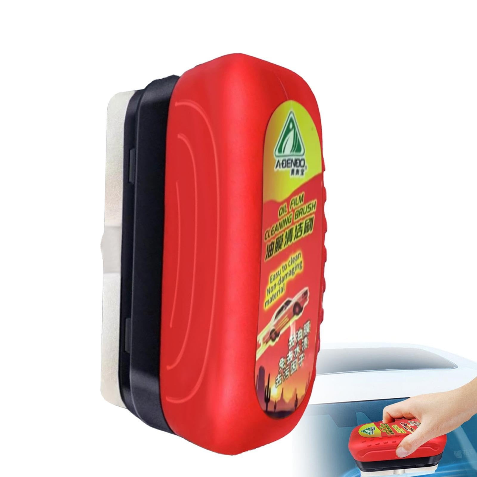 Glass Cleaning Board,120ml Automotive Oil Film Glass Cleaning Brush ...