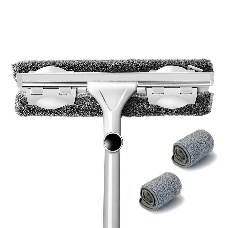 Glass Cleaning Mop Telescopic Rod Window Cleaning Tools Windows Wiper ...