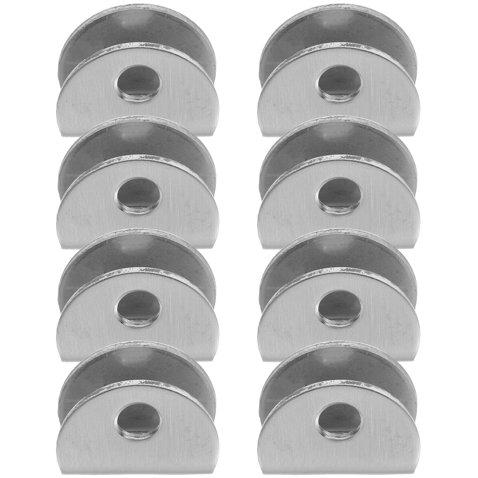 Glass Clip Bracket 8 Pcs Clips Shower Retainer Fiing Cabinets Bookends ...