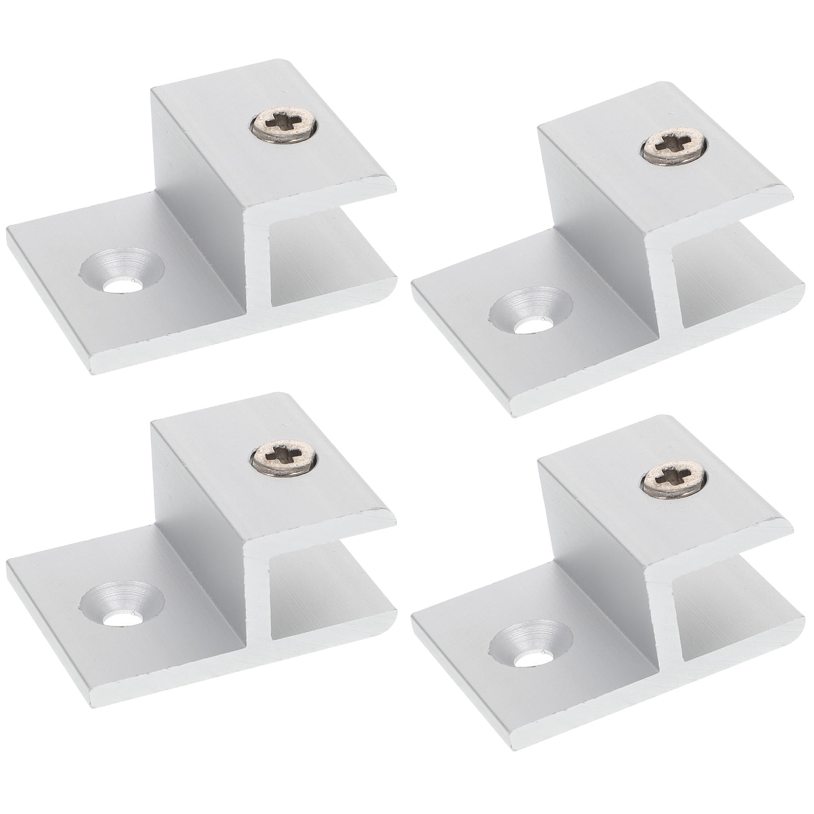 Glass Clip Shelf Bracket Shower Enclosure Clips Wall Mounted Holder ...