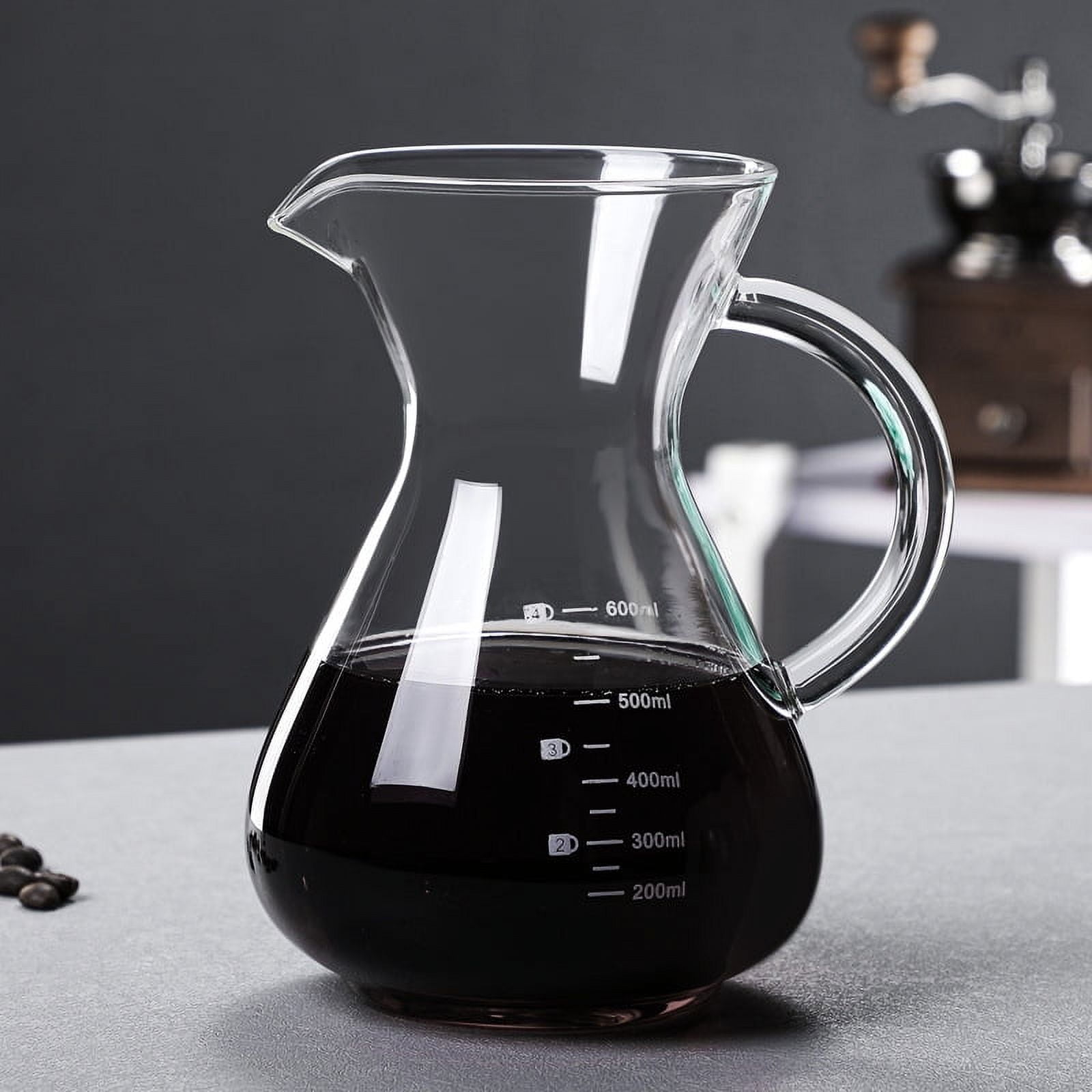 Glass Coffee Pot with Filter High Temperature Resistant Espresso Pots ...
