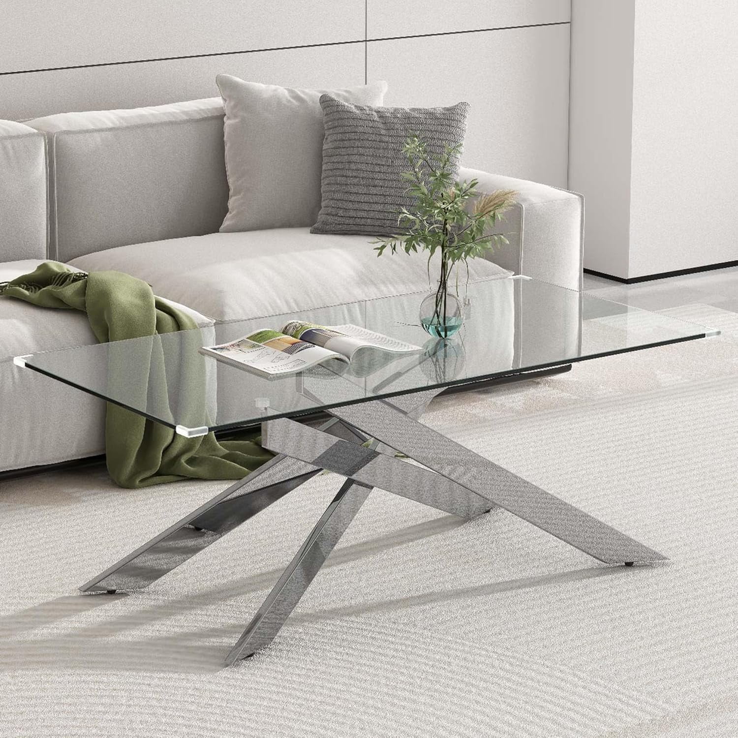 Glass Modern Coffee Table