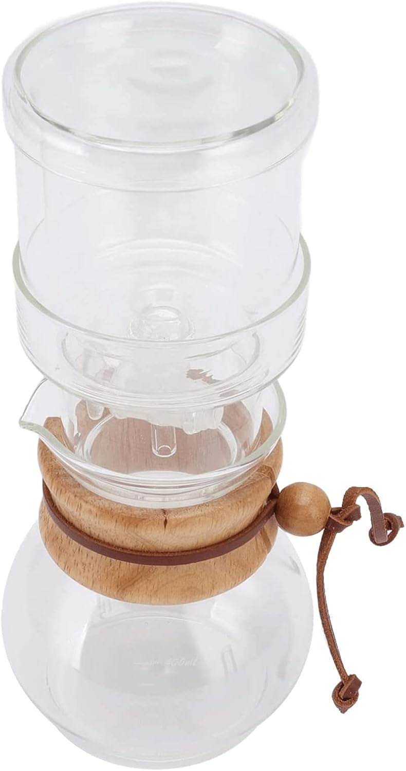 Glass Cold Brew Coffee Maker 400ml Iced Coffee Maker with Adjustable ...