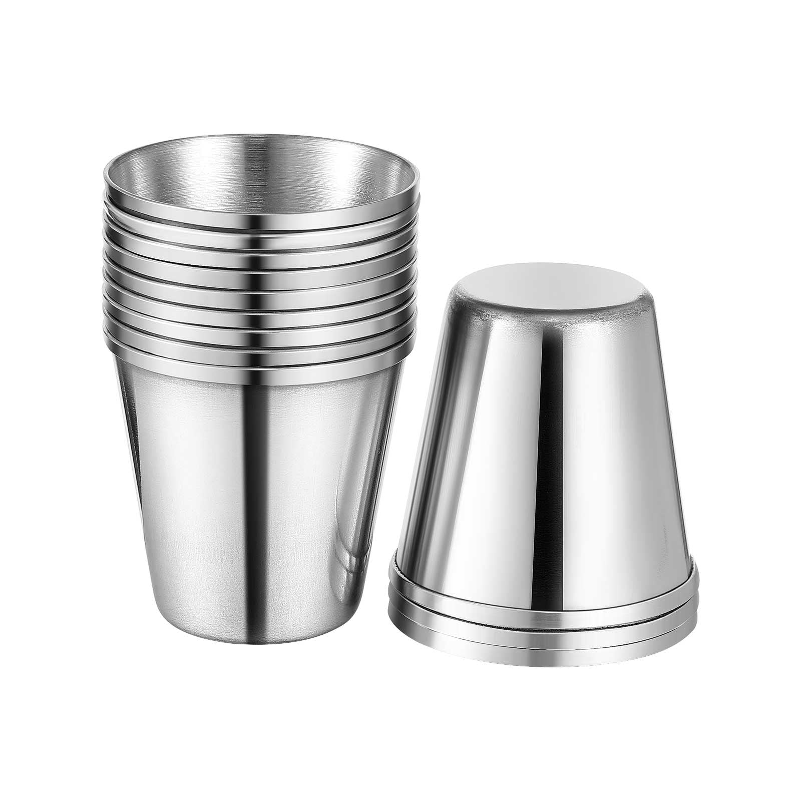 Glass Communion Cups Metal Coffee Concentrate Beer Tumbler Stainless ...