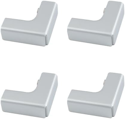 Glass Connector, 4Pcs Aluminum Alloy Glass Clamp 2 Way Glass Connectors ...
