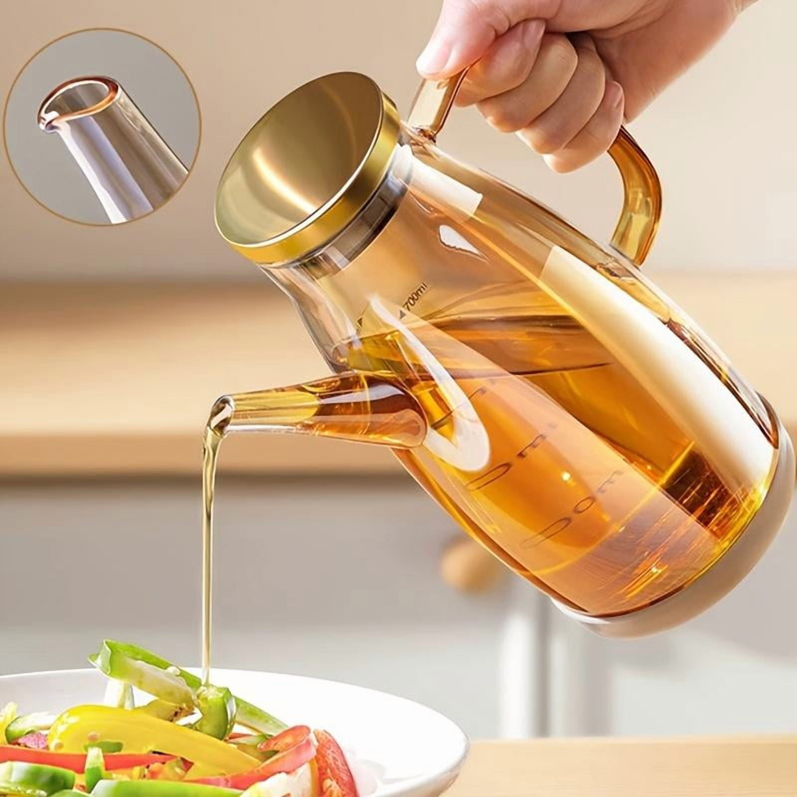Glass Cooking Spray Bottle - Borosilicate High Heat Resistant, Baking ...