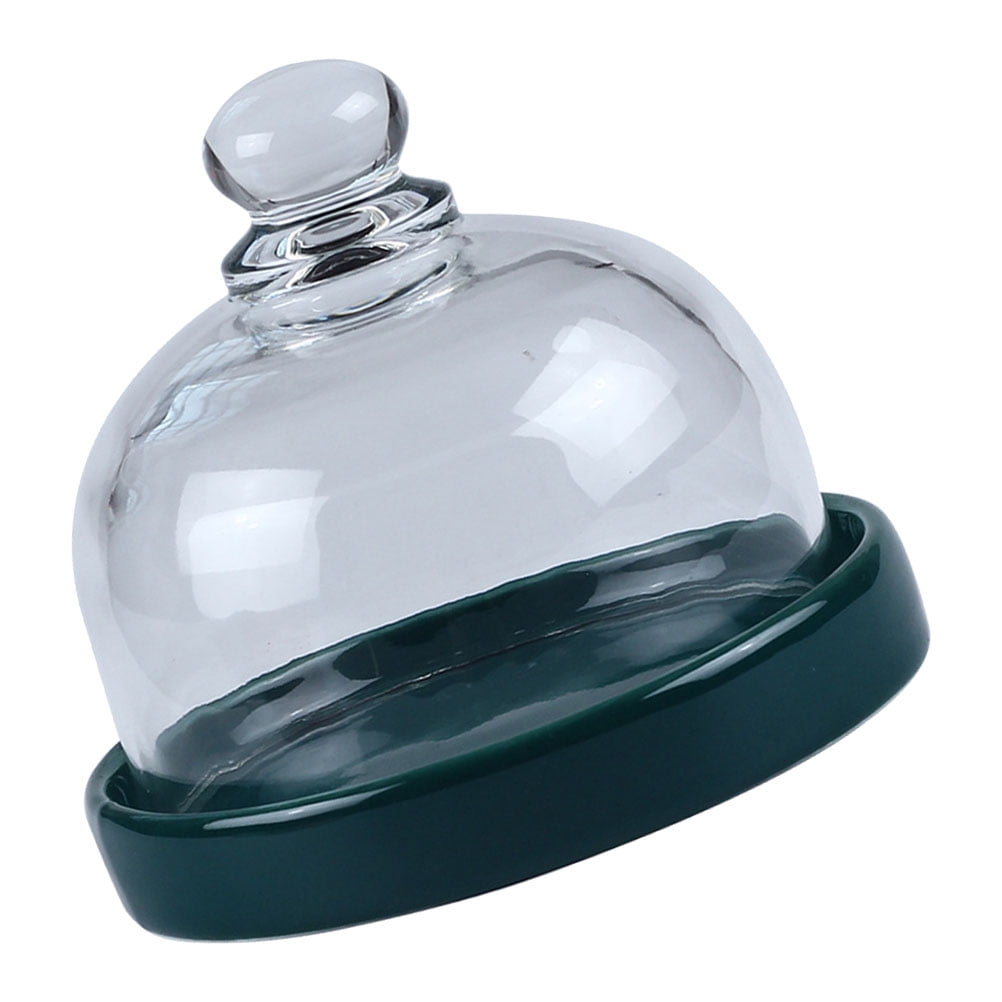 1pc Party Cake Display Tray with Glass Lid Holiday Dessert Holder Cake ...