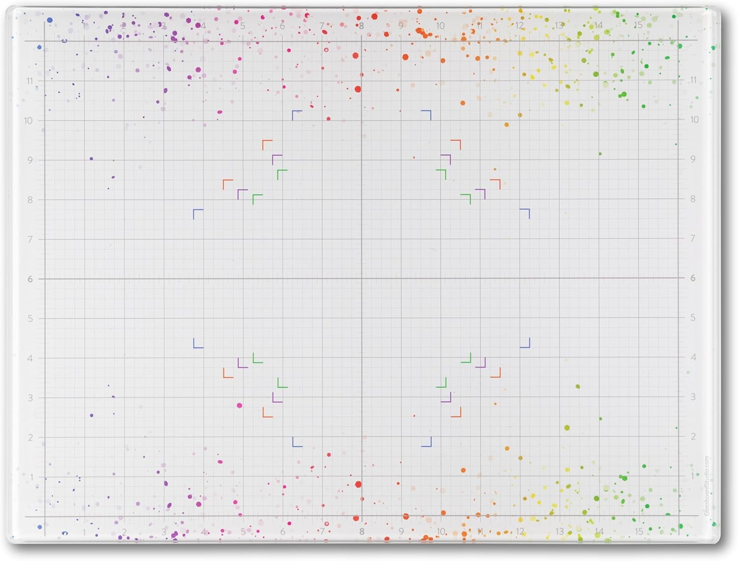 Glass Craft Mat - Magnetic, Heat & Scratch Resistant - For Crafting ...