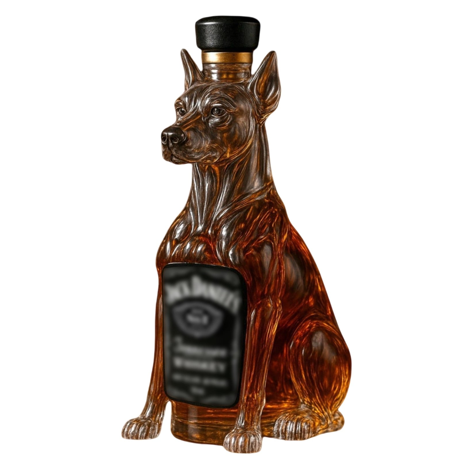 Glass Craft and Home Decoration Transparent Glass Puppy Style Sober Up ...