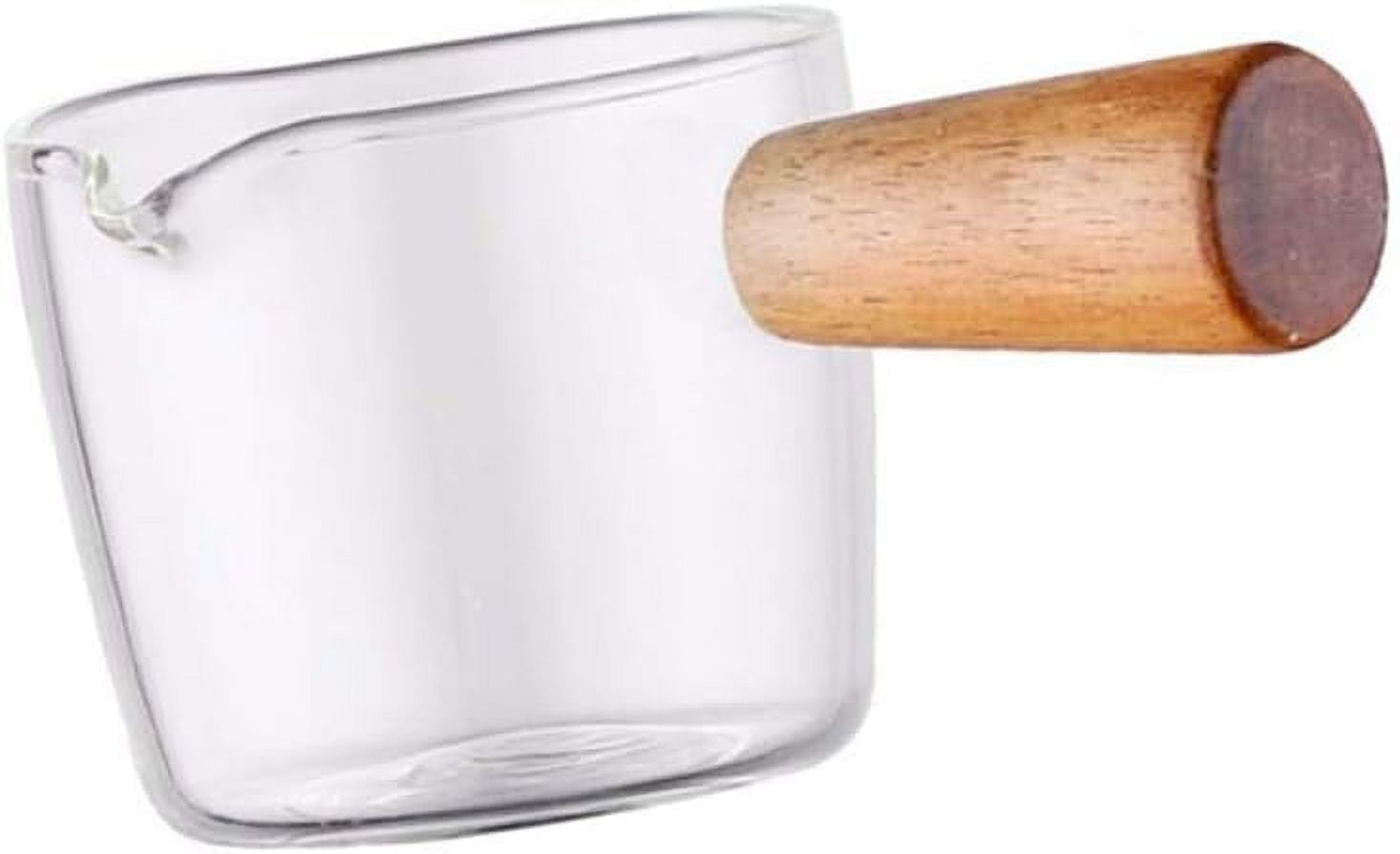 Glass Creamer Jugs Mini Sauce Pitcher Milk Creamer Coffee Jar Server ...