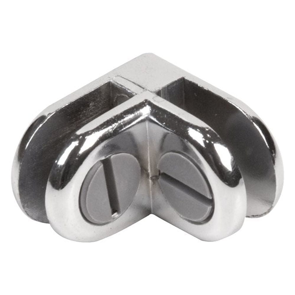 Glass Cube Connectors for 3/16" Thick Glass, 2 Way Glass Cubby Display ...