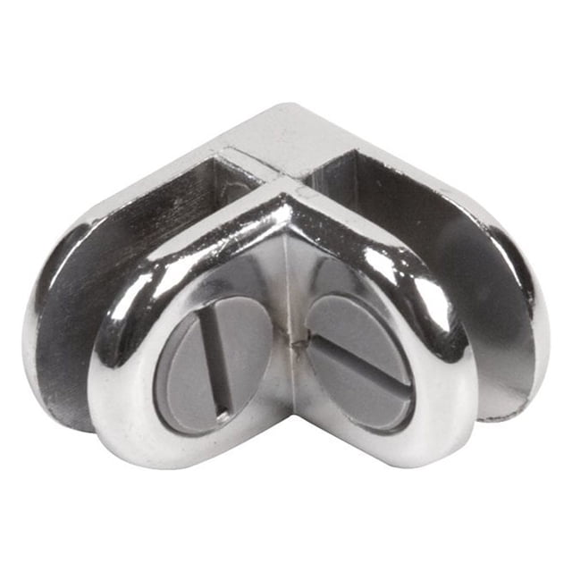 Glass Cube Connectors for 3/16" Thick Glass, 2 Way Glass Cubby Display ...