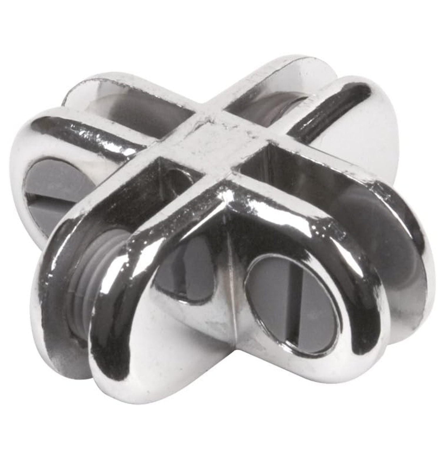 Glass Cube Connectors for 3/16" Thick Glass - 4 Way Glass Cubby Display ...