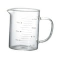 Glass Cup with Scale Milk Glass Cup Multipurpose Clear Fridge Juice Jug ...