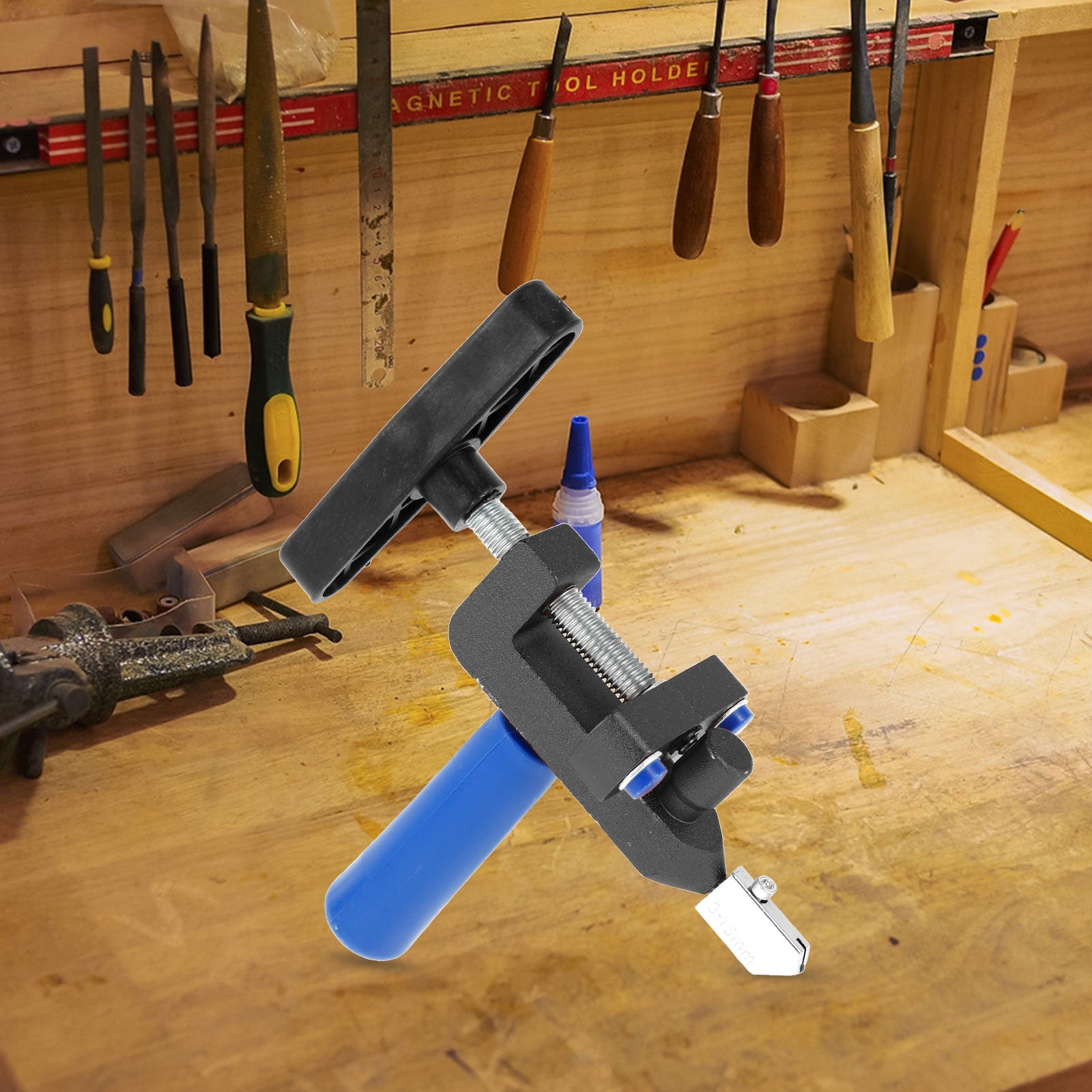 Glass Cutter Set 2 in 1 Manual Tile Cutter Tool Heavy Duty Mirror ...