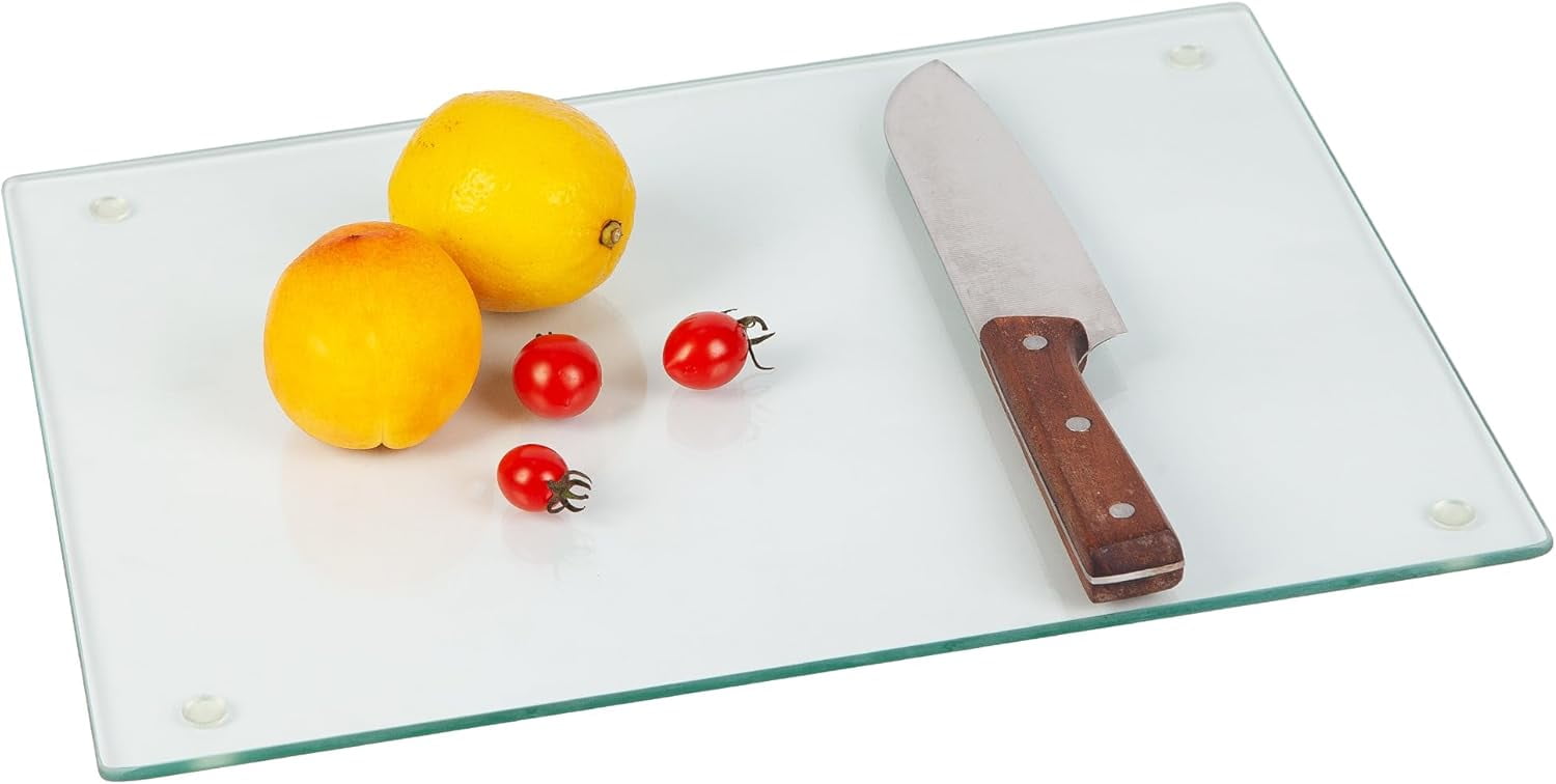 Glass Cutting Board for Kitchen Counter, Tempered Glass Chopping Boards ...