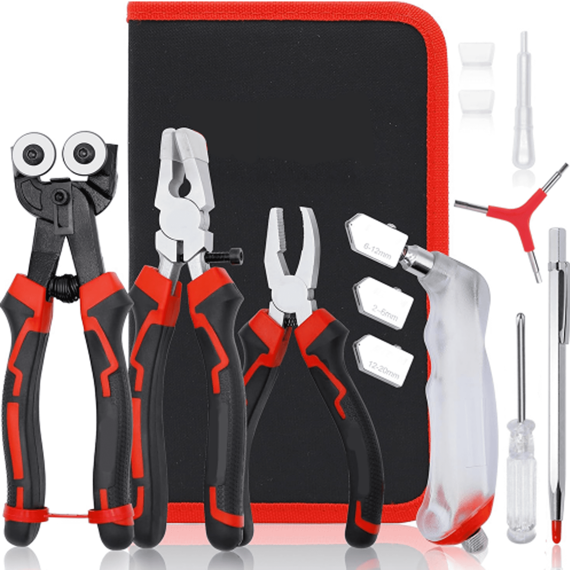 Glass Cutting Tool, Glass Cutter 2-20MM, 8