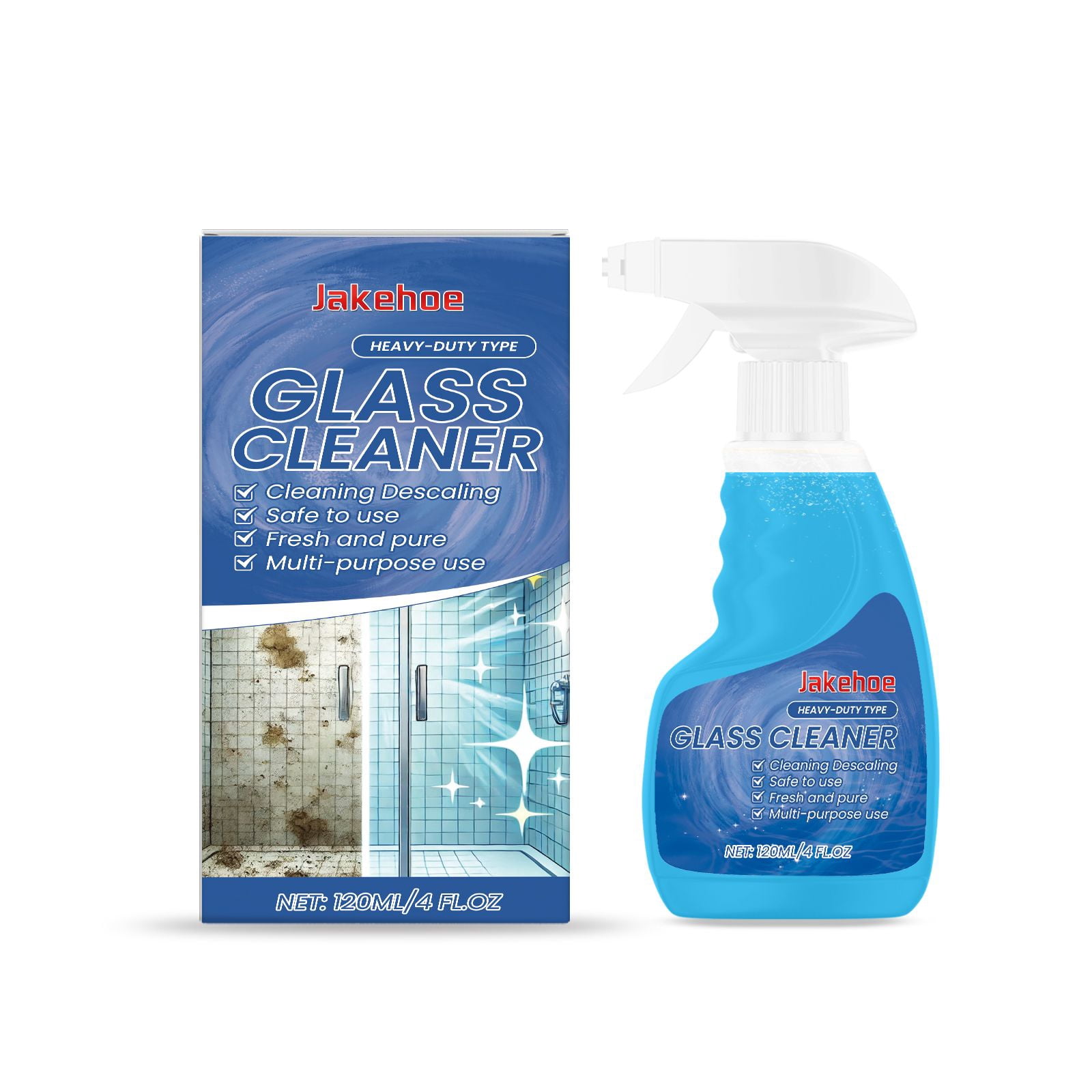 Glass Descaling Cleaning Agent, Clean Glass Dust Stains Glass Mirror ...