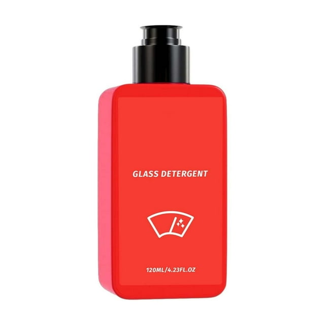Glass Detergent,120ml Powerful Oil Film Cleaner for Glass,Universal Car ...