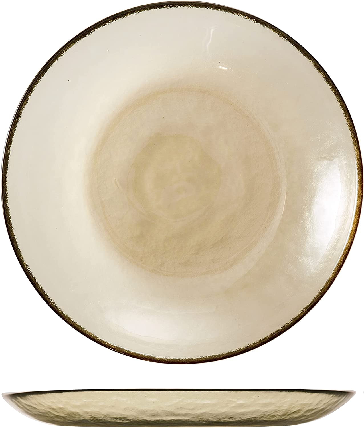 Los Cabos Glass Dinnerware Collection, Salad Plate (Set of 4), 8 Inch ...