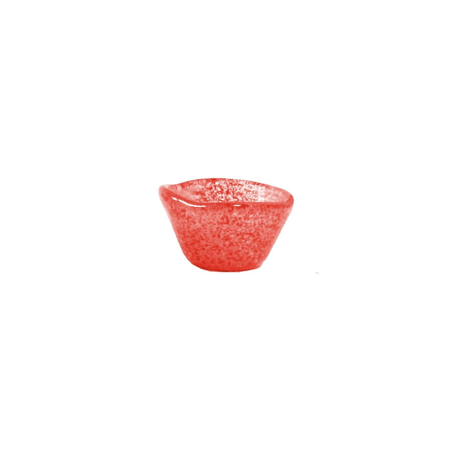 Glass Dinnerware dia.2.75" h:1.5" 2 oz. Round Red Glass Ramekin (Set of ...