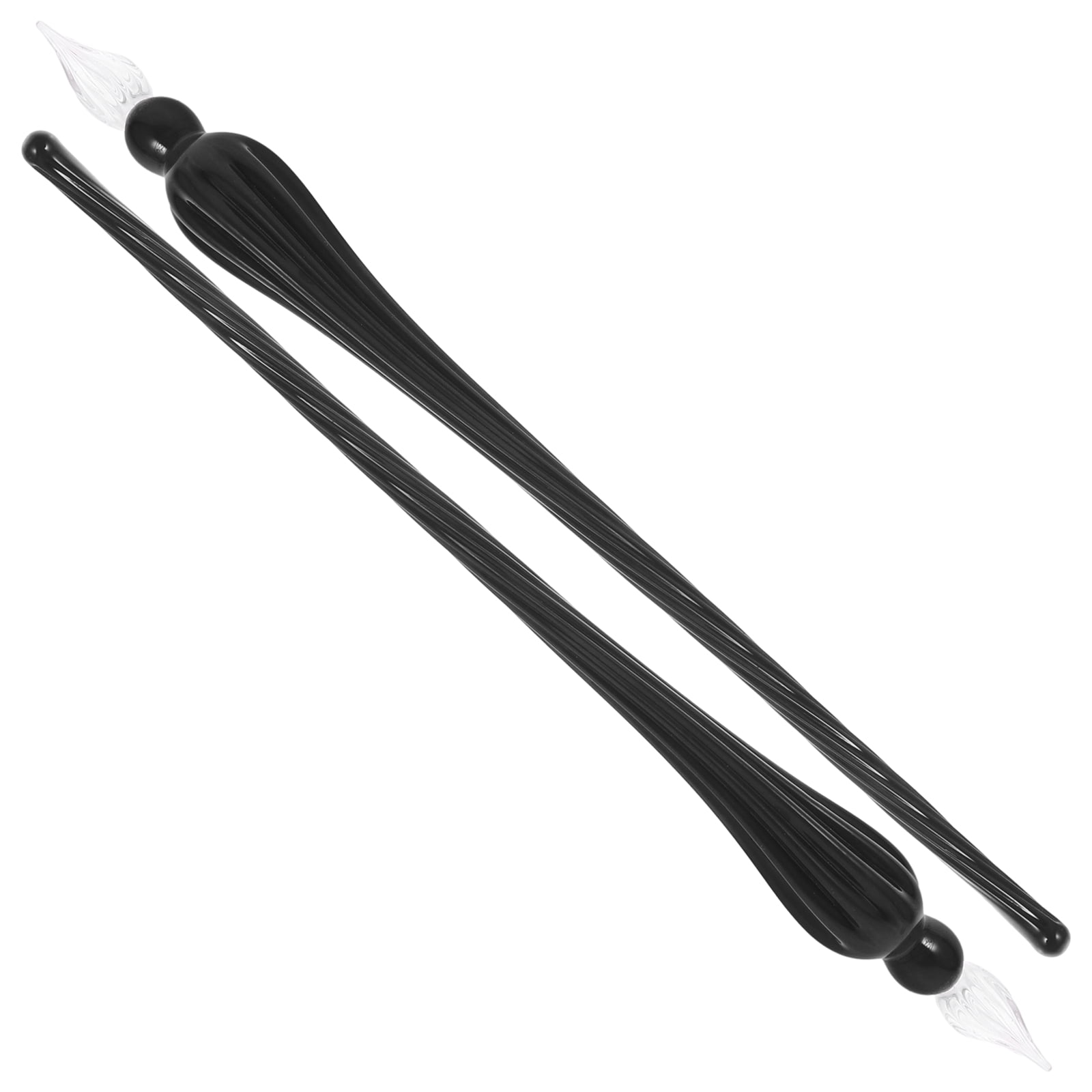 Eease 2pcs Novelty Dip Pen Multi Use Glass Dip Pen Glass Dipping Pen Glass Ink Pen Elegant Glass