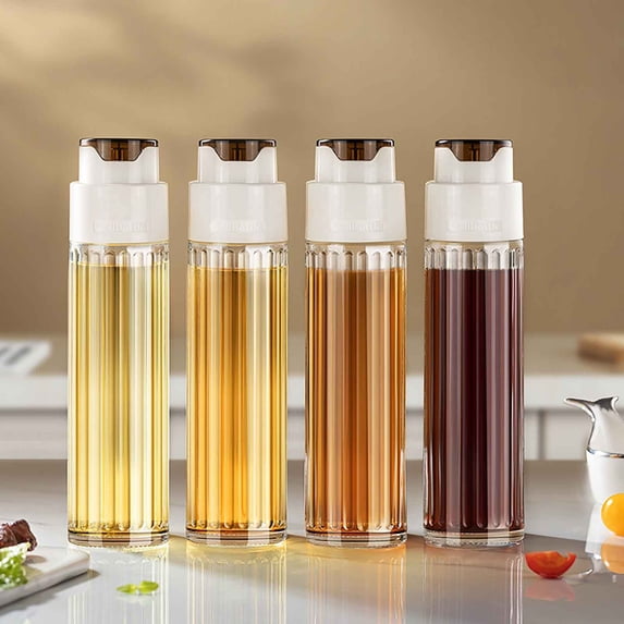 Glass Dispenser Bottle with Automatic Opening Closing 500ml Proof ...
