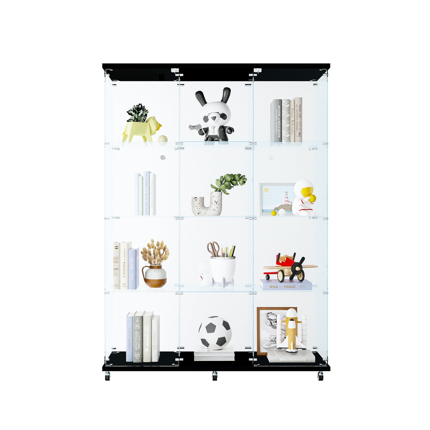 Glass Display Cabinet with Security Lock / Protect Your Valuable ...