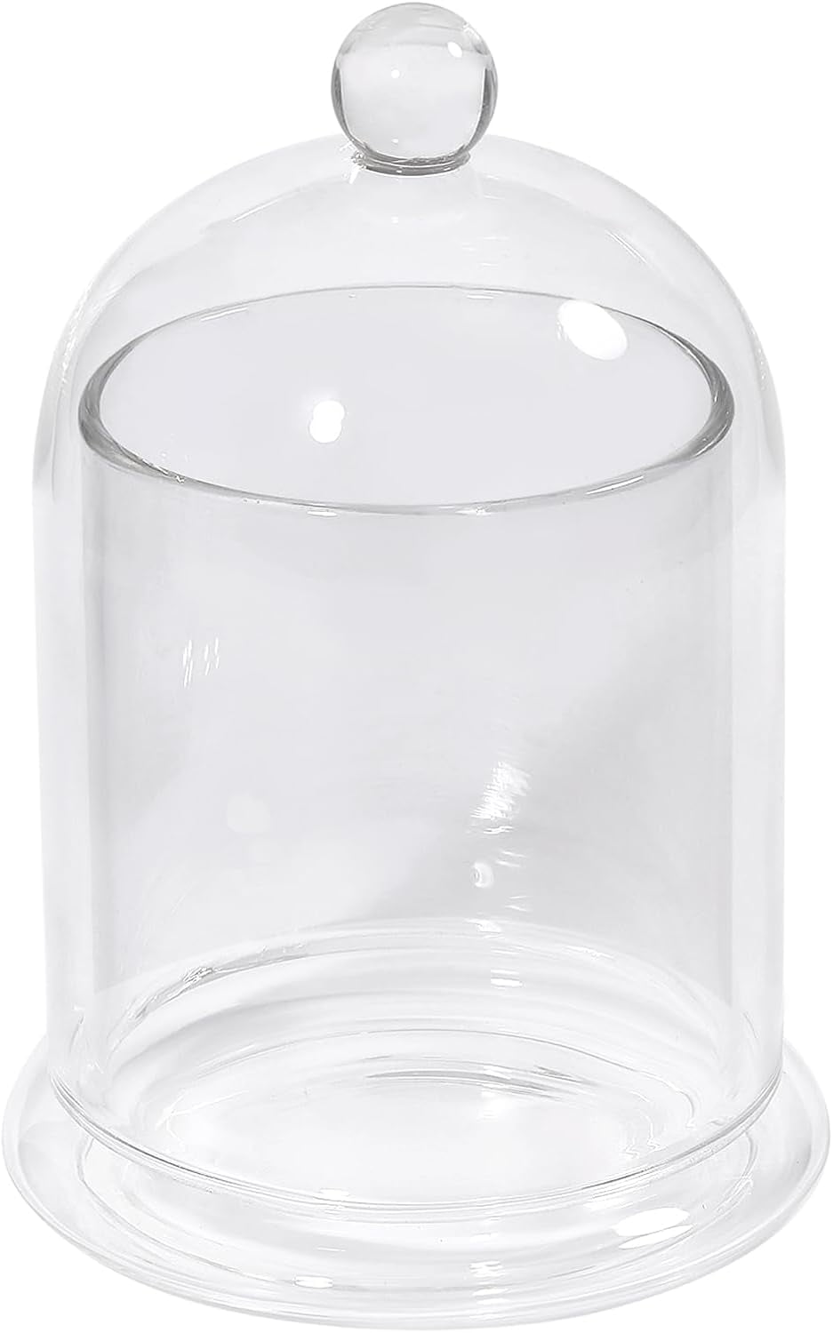 Glass Display Cloche Dome with Base Arch Shape Glass Cloche Dome Cover ...