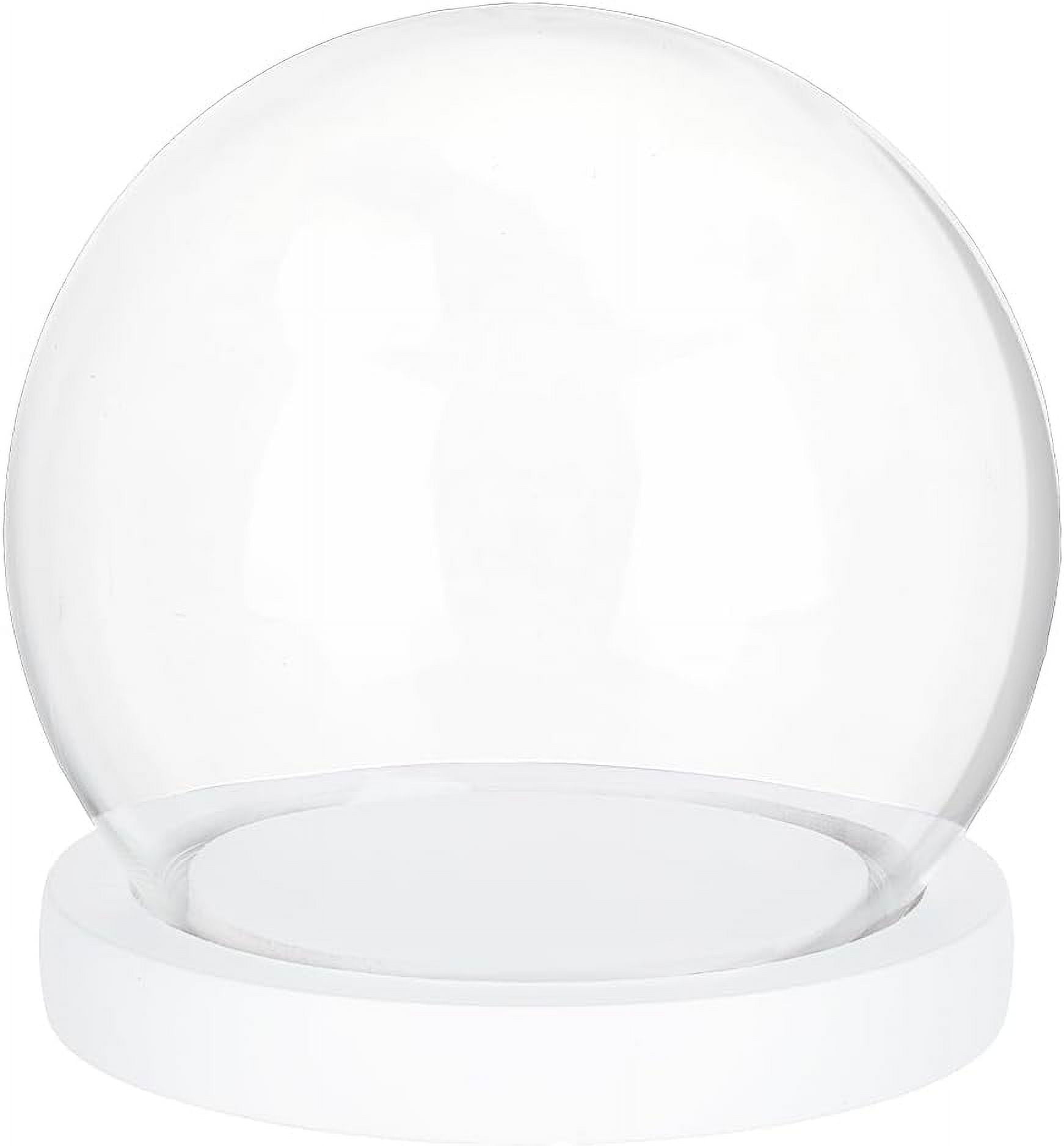 Glass Dome with Base 4.9x4.5 Inch Glass Display Cloche Dome Glass ...